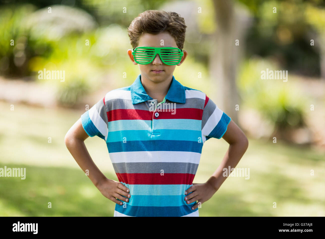 Boy in shades hi-res stock photography and images - Alamy