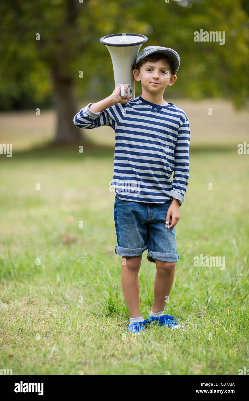 Child megaphone hi-res stock photography and images - Alamy