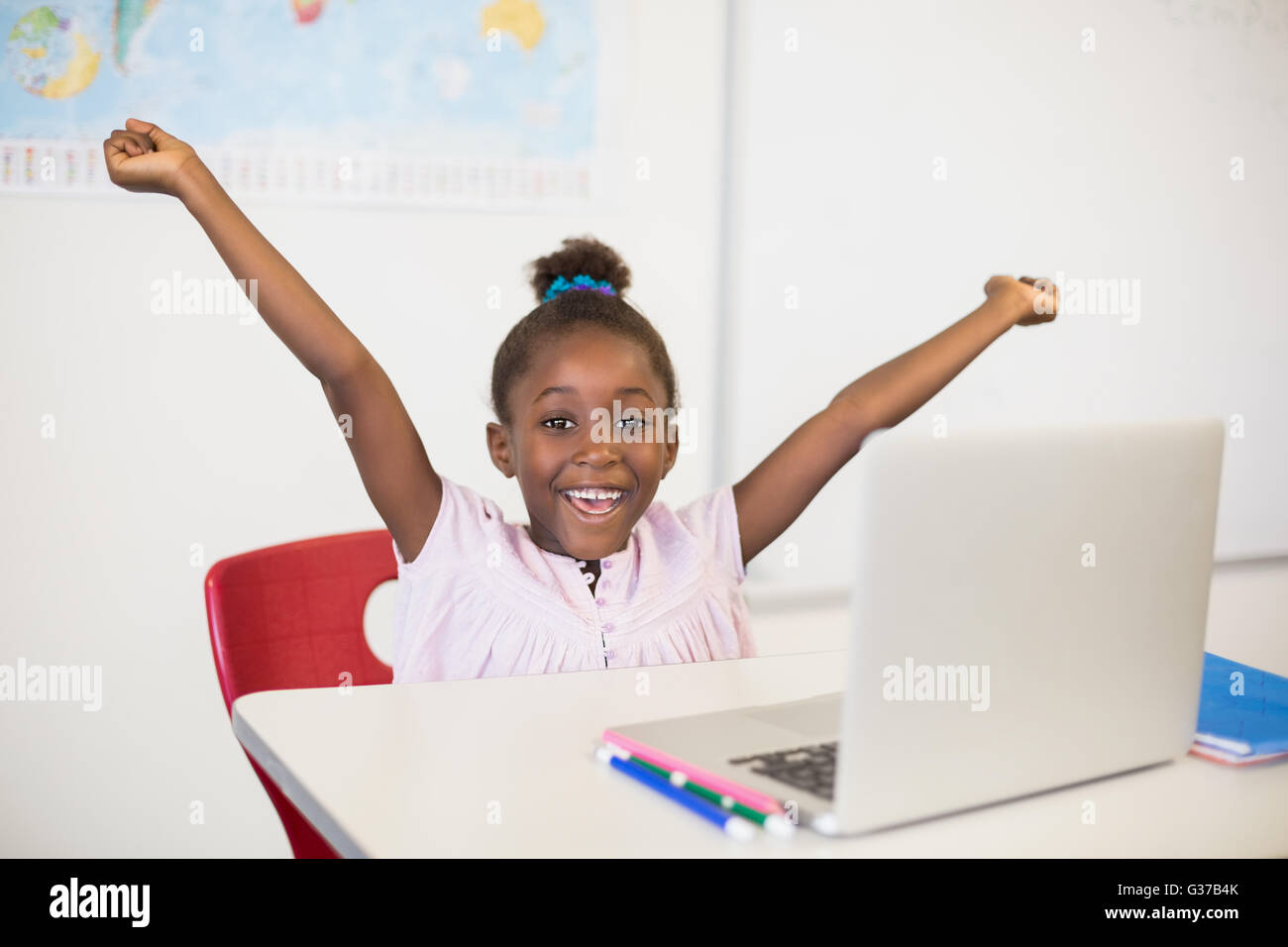Excited child learning hi-res stock photography and images - Alamy