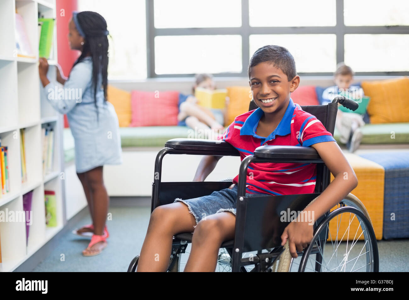 Disabled Children In Wheelchairs