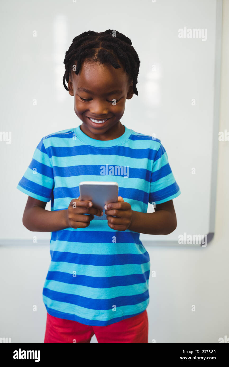 Boy studying mobile hi-res stock photography and images - Alamy
