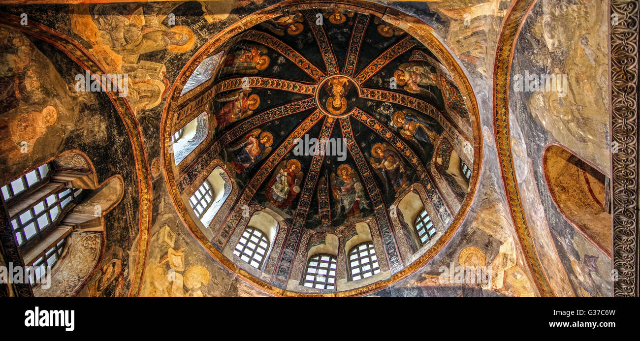 Byzantine dome church monastery saints hi-res stock photography and ...