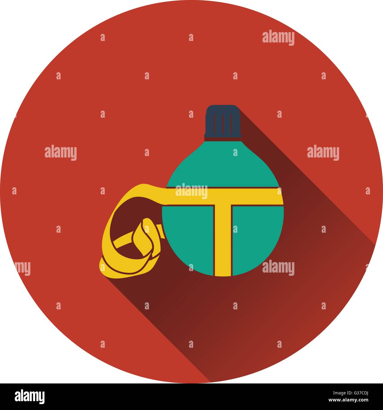 Hip flask illustration Stock Vector Images - Alamy