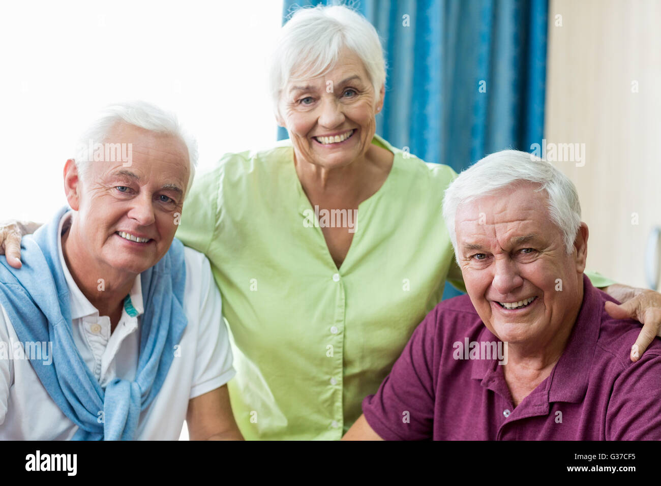 Seniors smiling at camera Stock Photo - Alamy