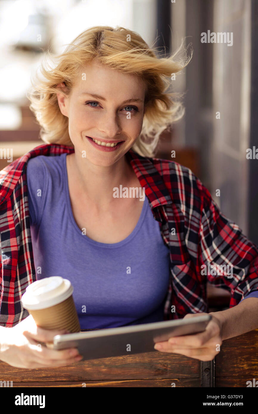 Happy customer touching clothing hi-res stock photography and images ...