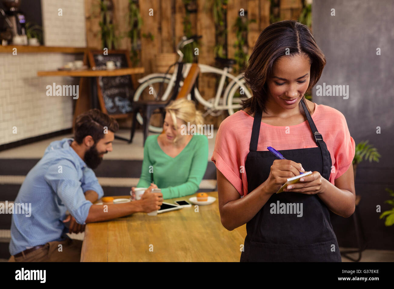 Restaurant taking order tablet hi-res stock photography and images - Alamy