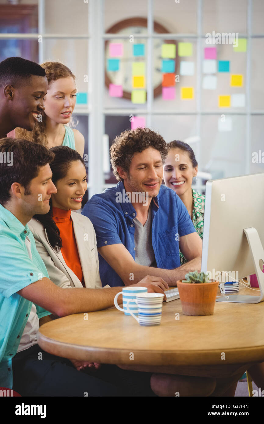 Business people working together Stock Photo - Alamy