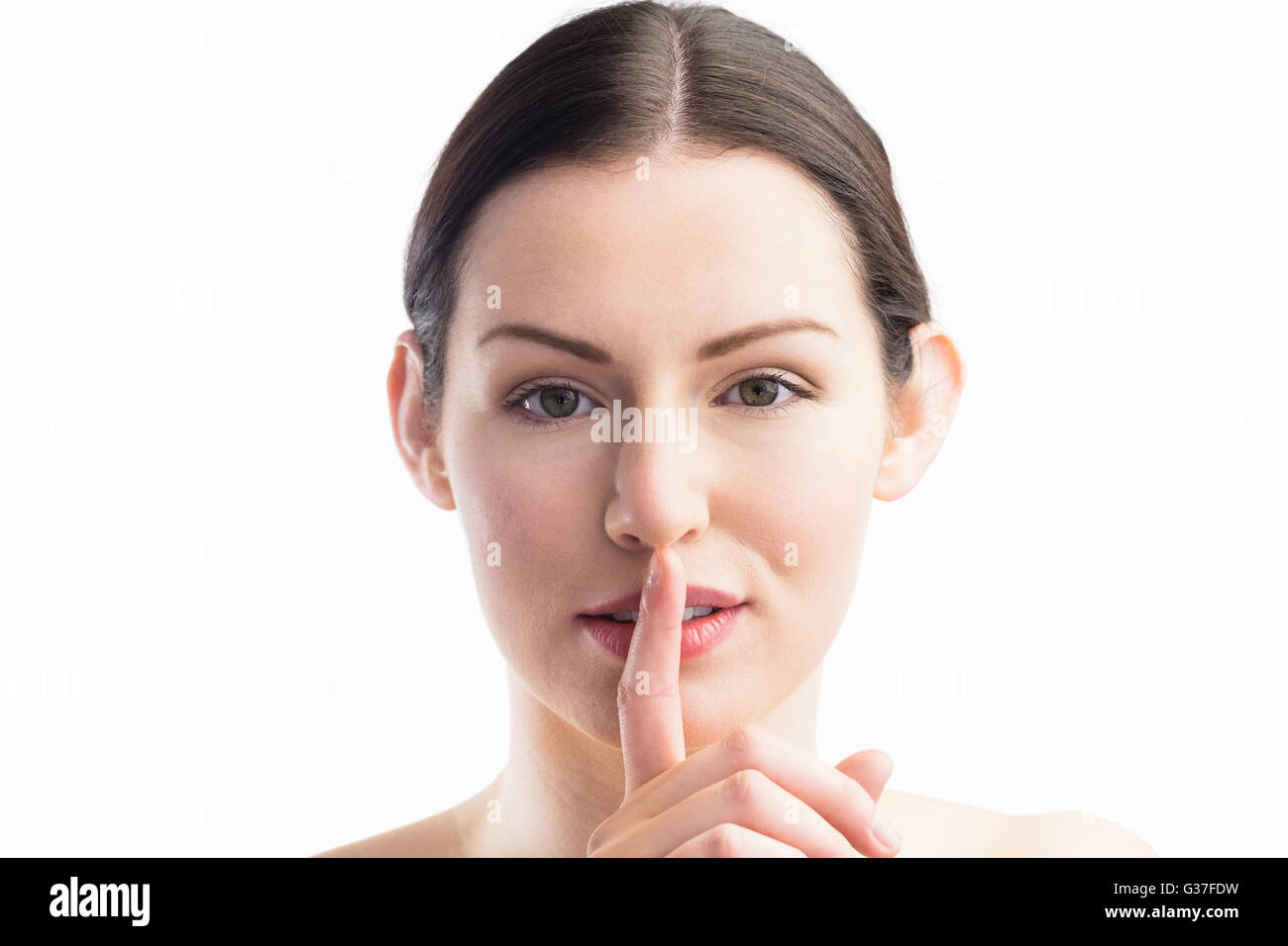 Beautiful woman posing on camera hi-res stock photography and images ...