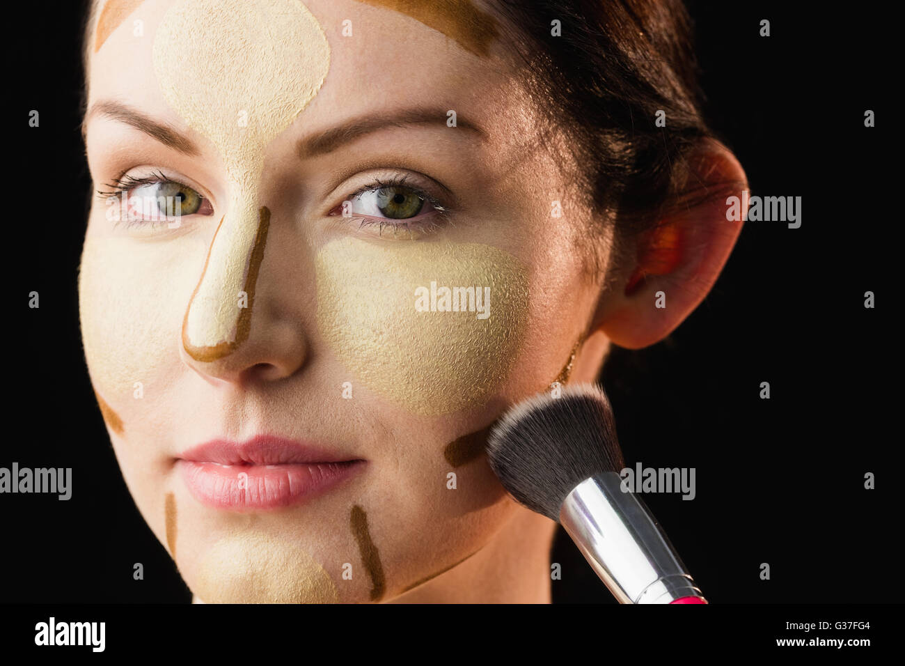 Woman face features hi-res stock photography and images - Alamy