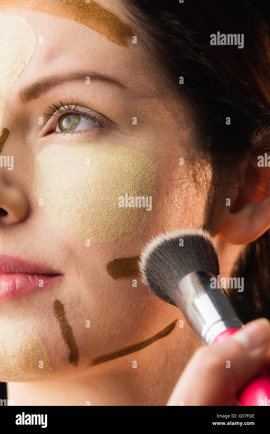 Contouring face hi-res stock photography and images - Alamy