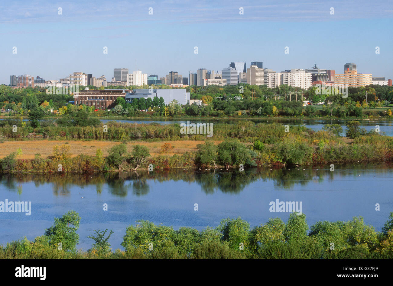 View of Winnipeg, Manitoba, Canada Stock Photo - Alamy