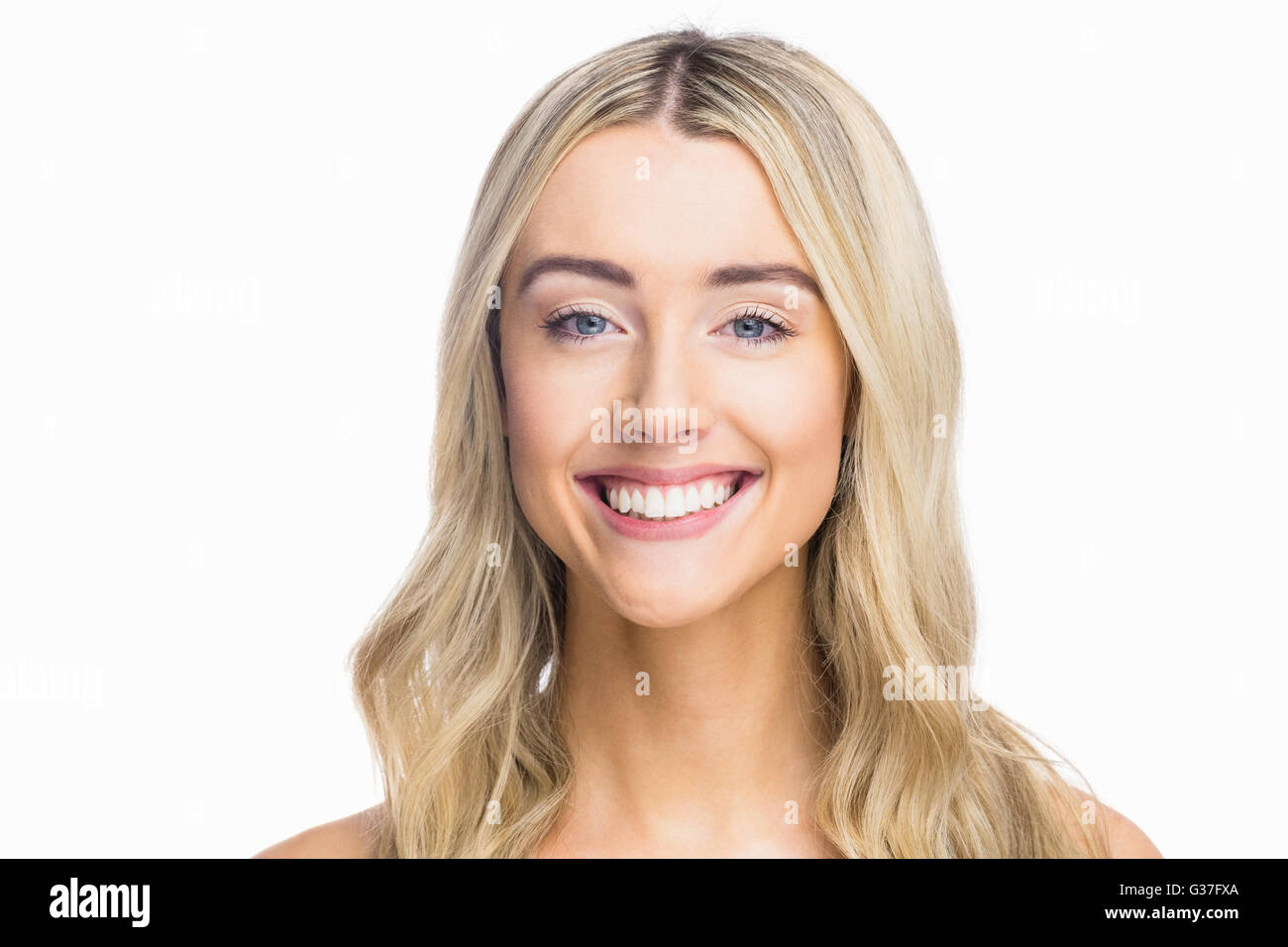 Portrait woman posing camera hi-res stock photography and images - Alamy