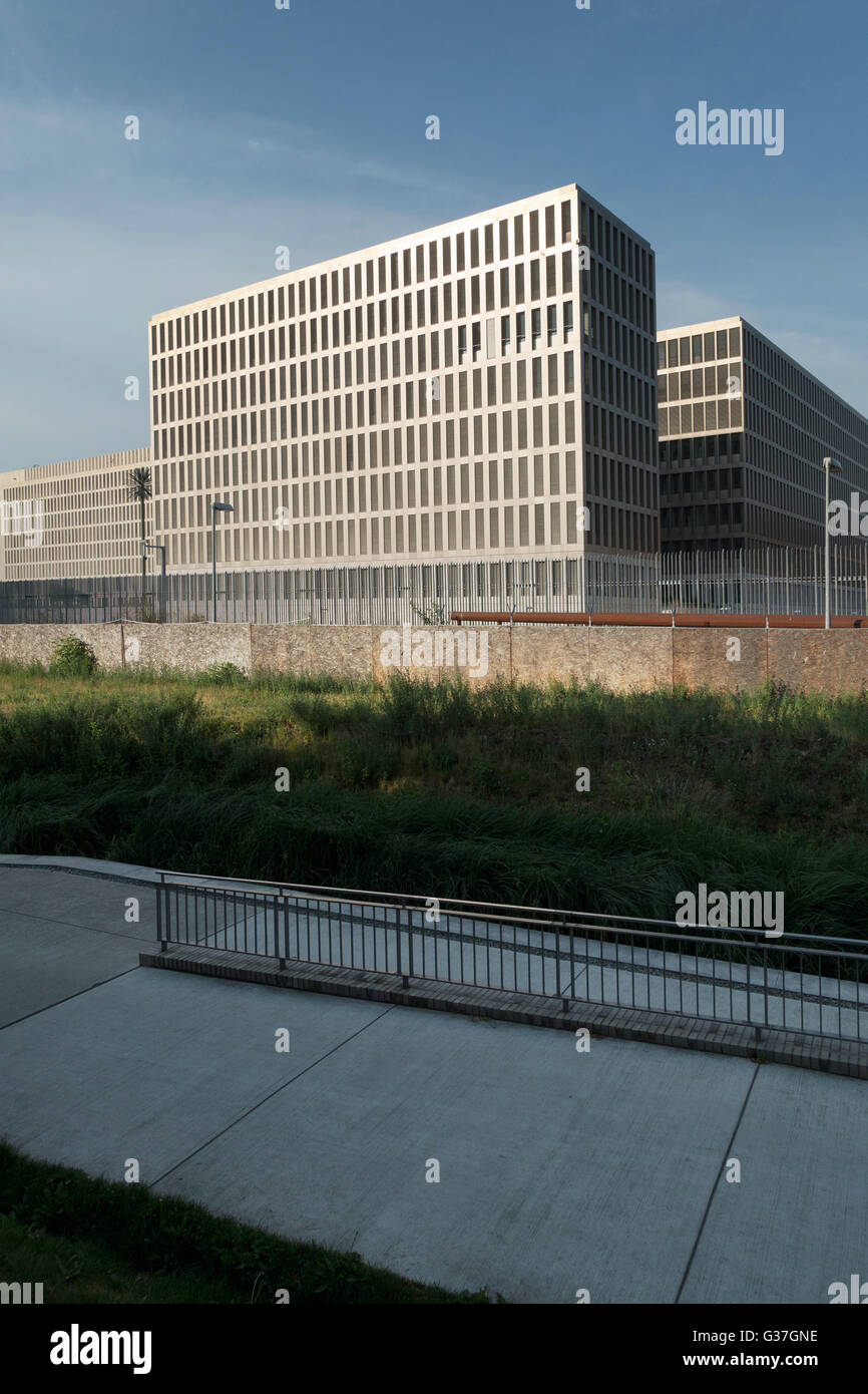 Exterior view of new headquarters of BND (Bundesnachrichtendienst) the ...