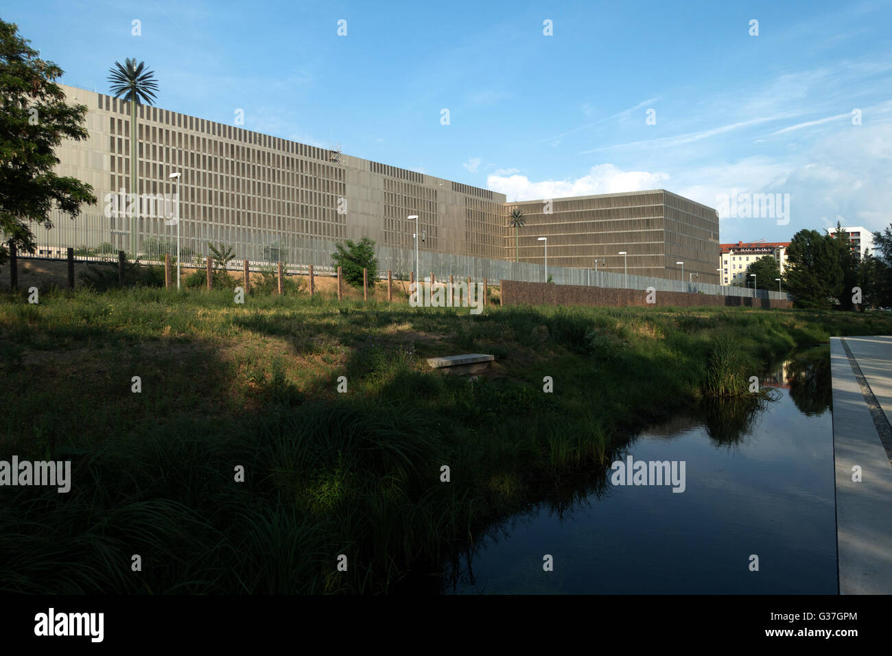Exterior view of new headquarters of BND (Bundesnachrichtendienst) the ...