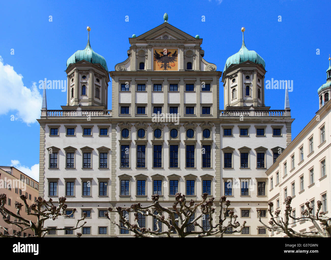 Augsburg town hall hi-res stock photography and images - Alamy