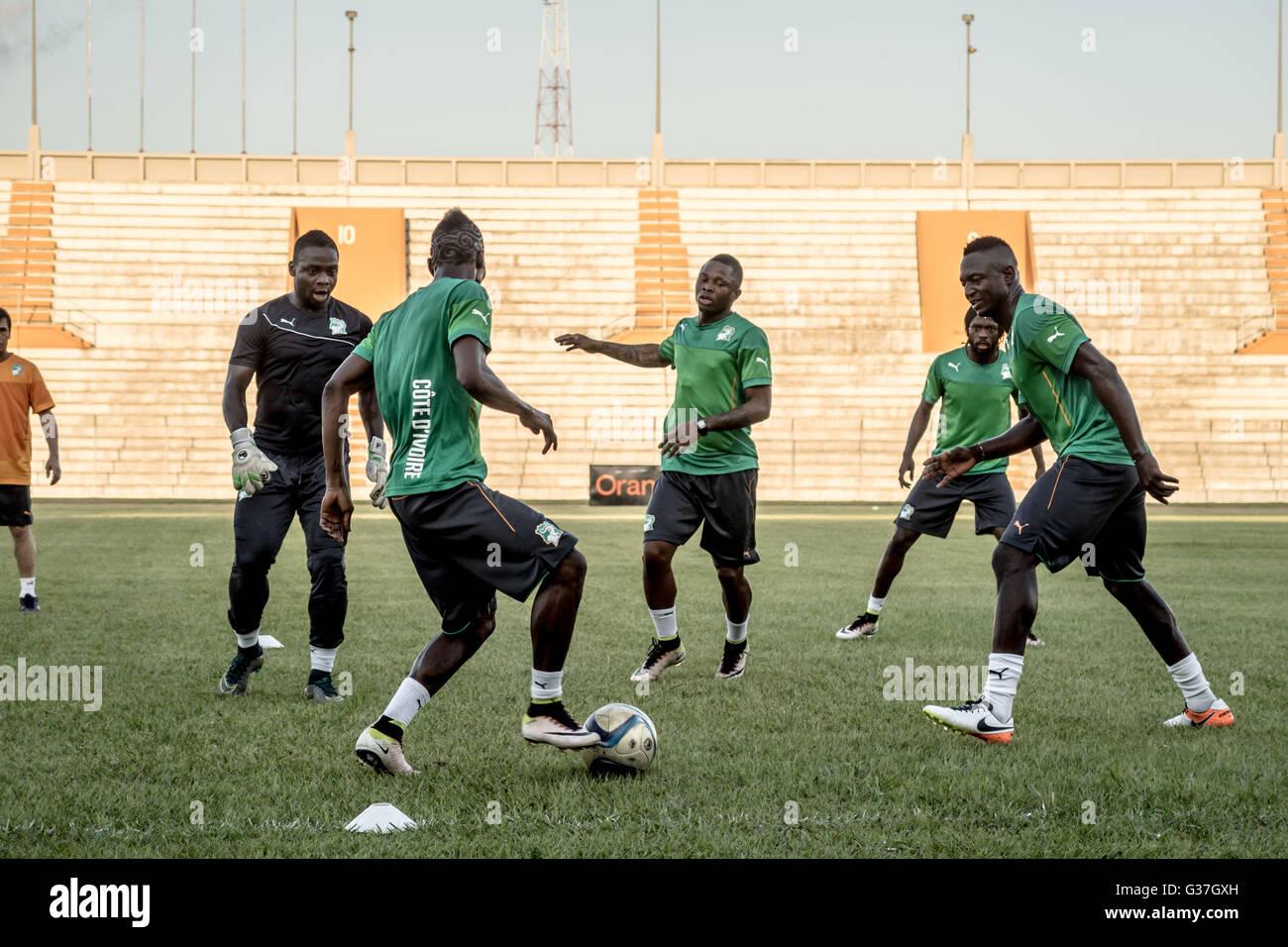Ivory Coast national football team, nicknamed Les Éléphants during a ...