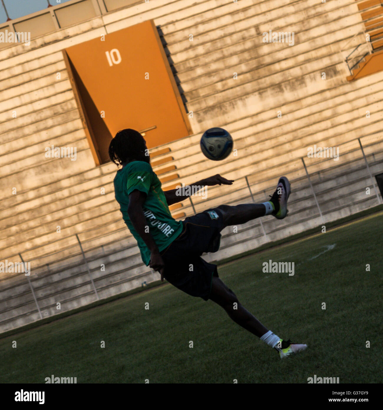 Ivory Coast national football team, nicknamed Les Éléphants during a ...