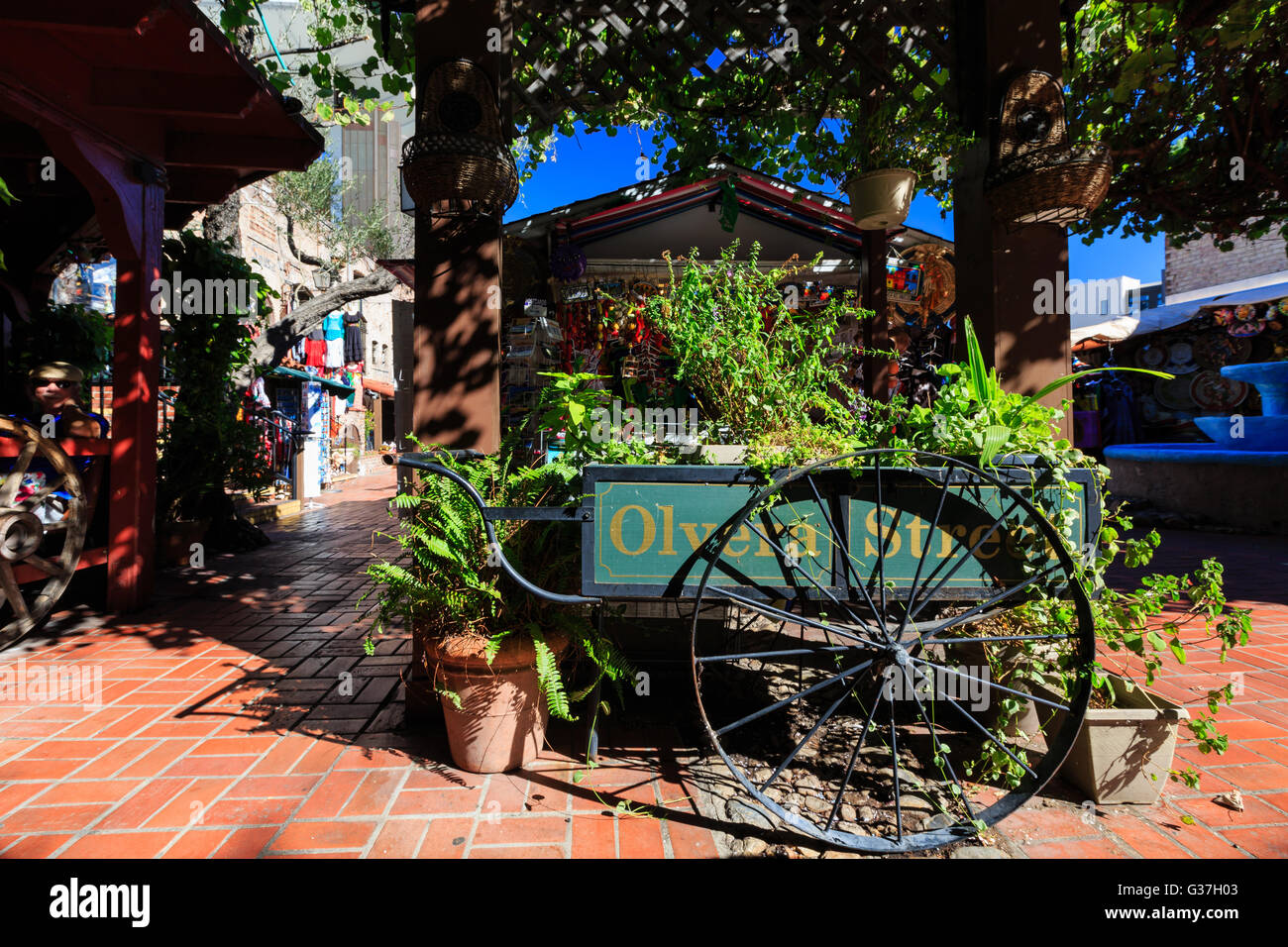 Los angeles olvera street hi-res stock photography and images - Alamy