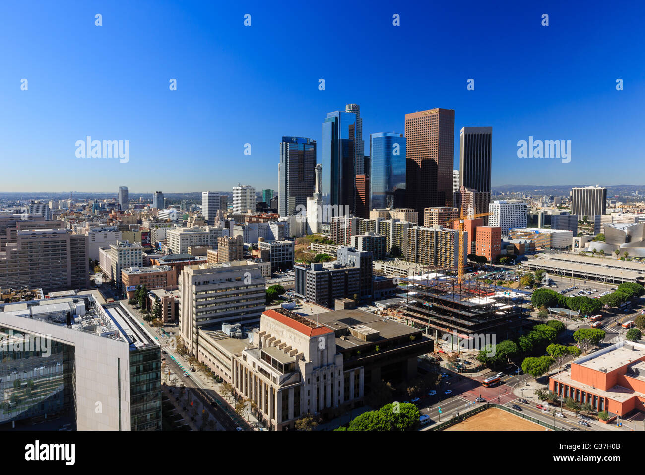 Los angeles city view hi-res stock photography and images - Alamy