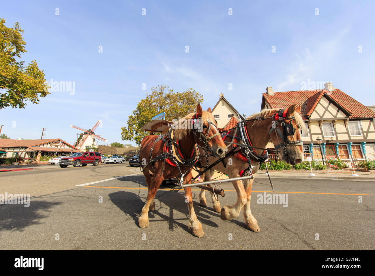 OCT 24, California: A Danish culture country on OCT 24, 2015 at Solvang ...