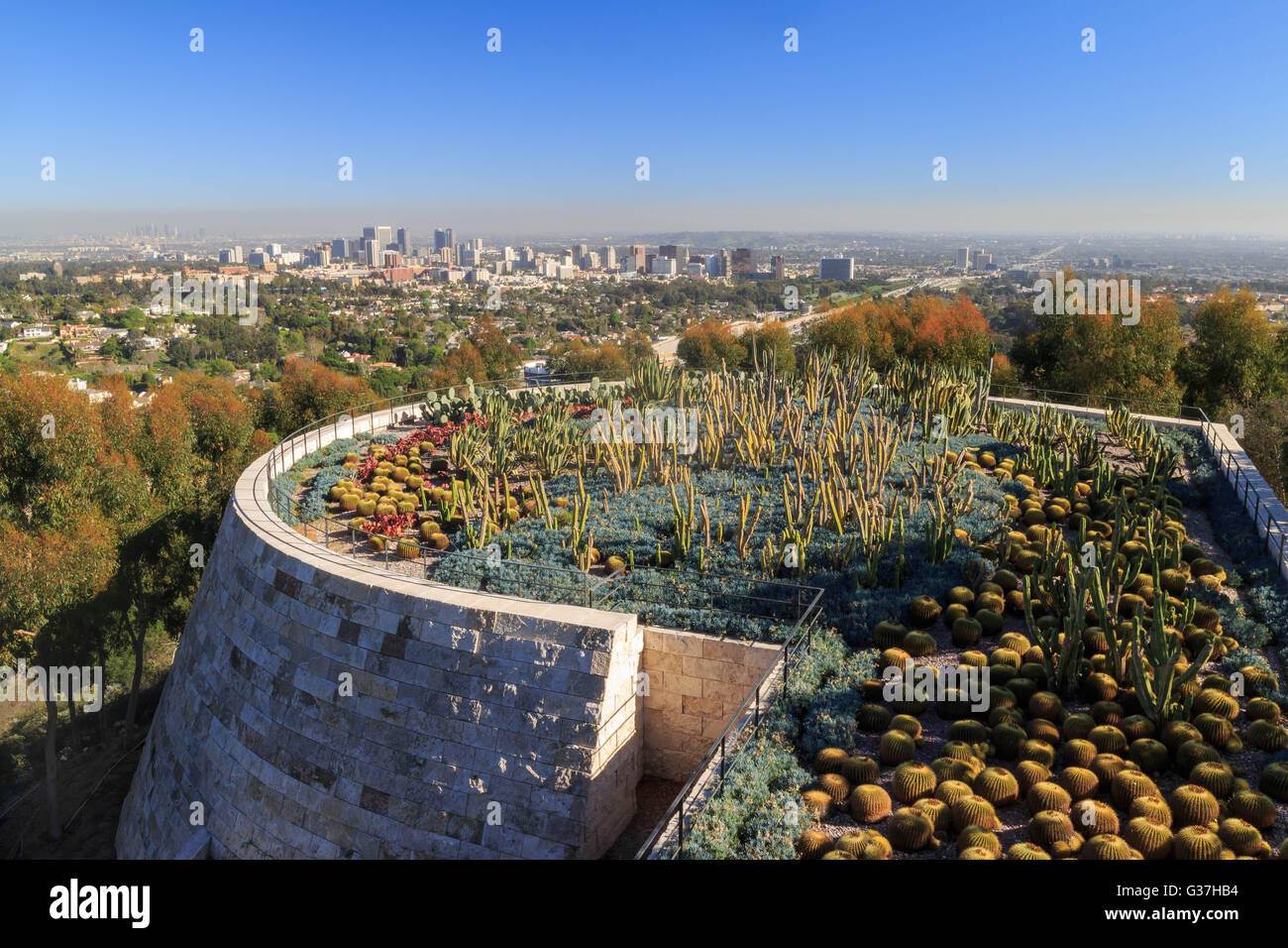 FEB 11, Los Angeles: The famous Getty Center on FEB 11, 2015 at Los ...