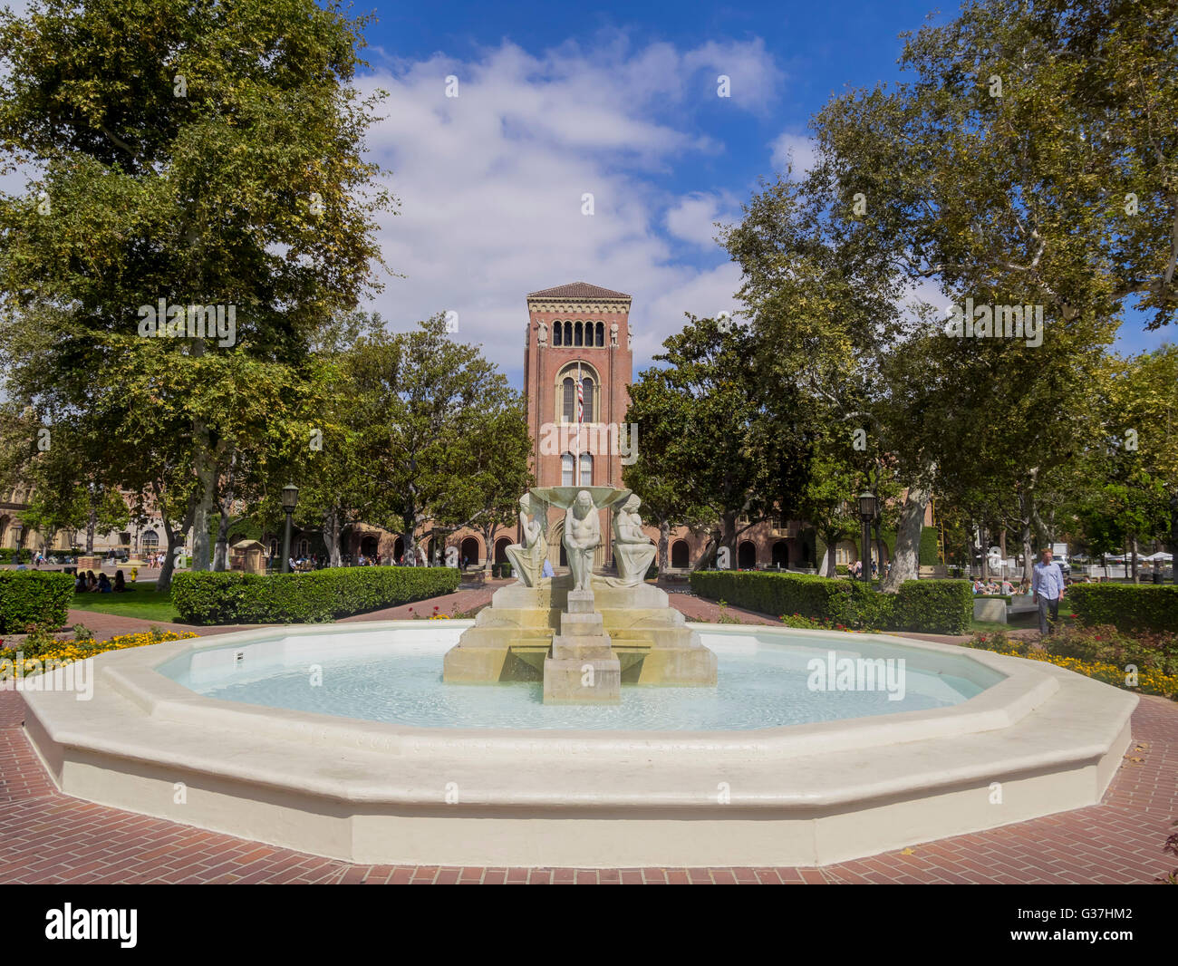 JUL 18, Los Angeles: Campus of the University of Southern California on ...