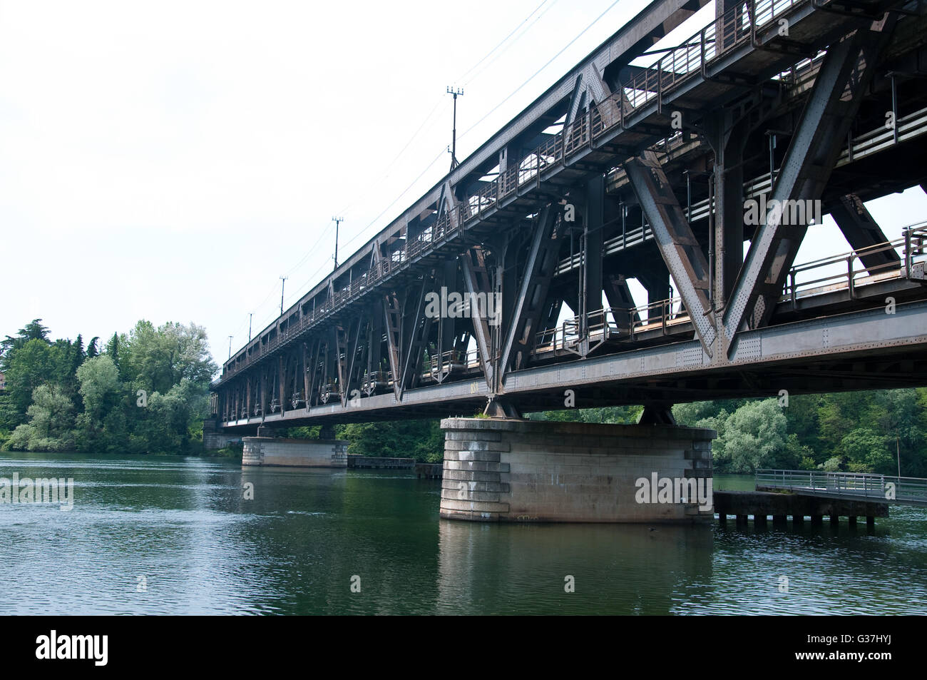 Wrought iron bridge hi-res stock photography and images - Alamy