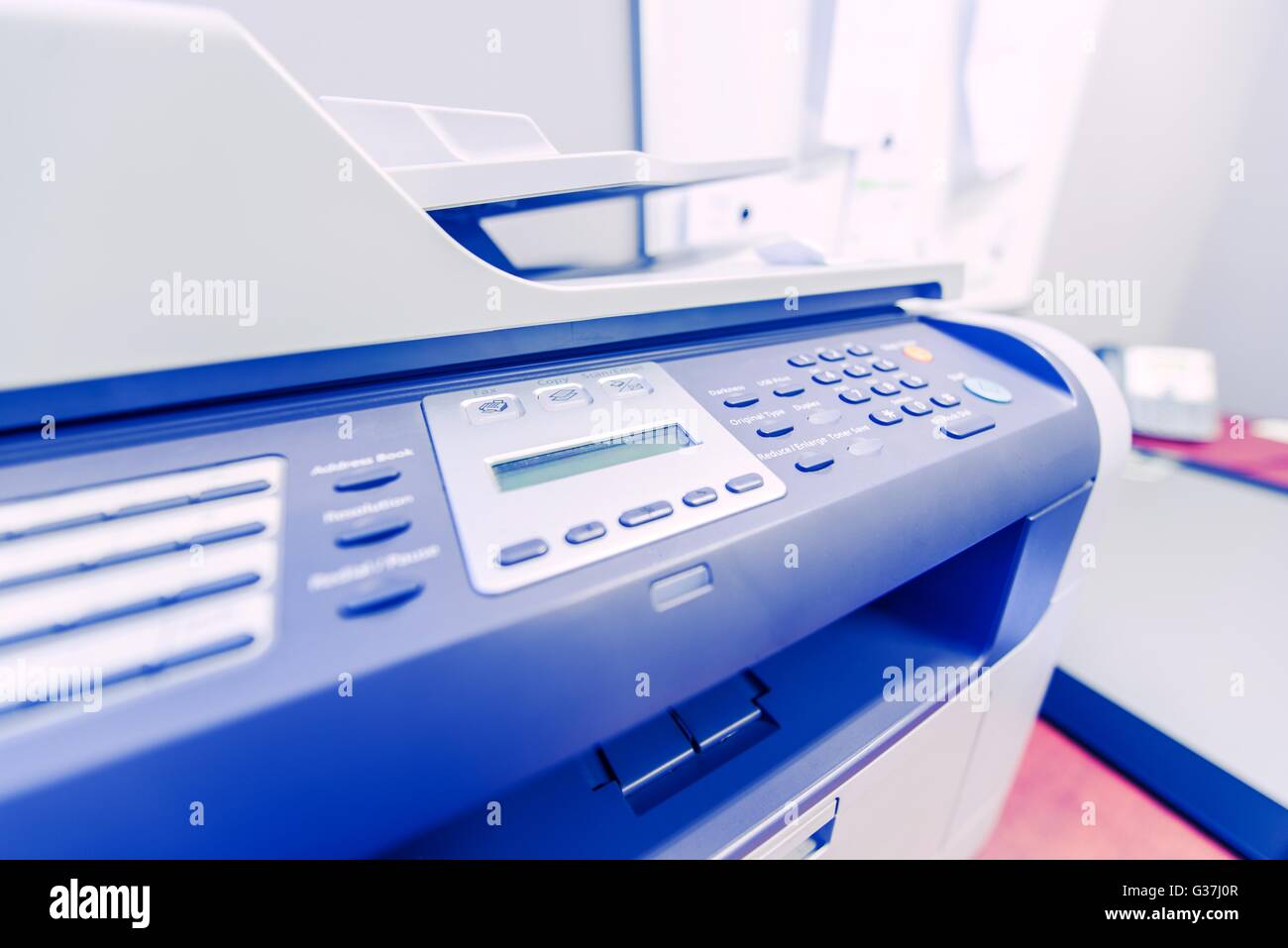 Office Network Printer. Network Printing in the Office Area. Printer ...