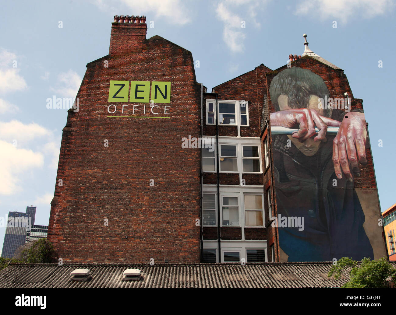 Mural in the Northern Quarter of Manchester by German street artist ...