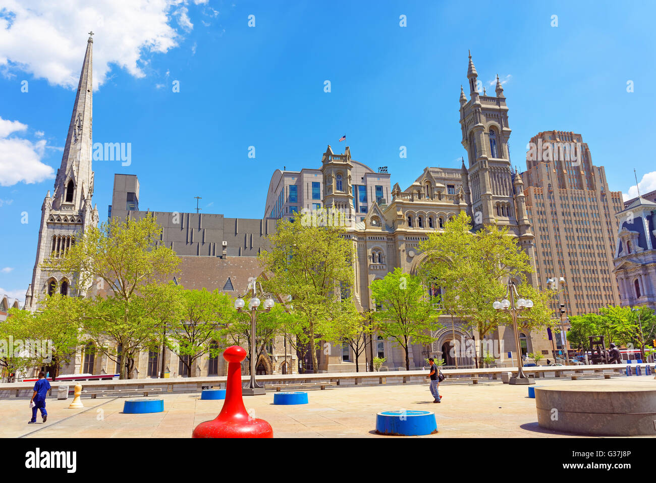 Pennsylvania philadelphia historic masonic temple hi-res stock ...