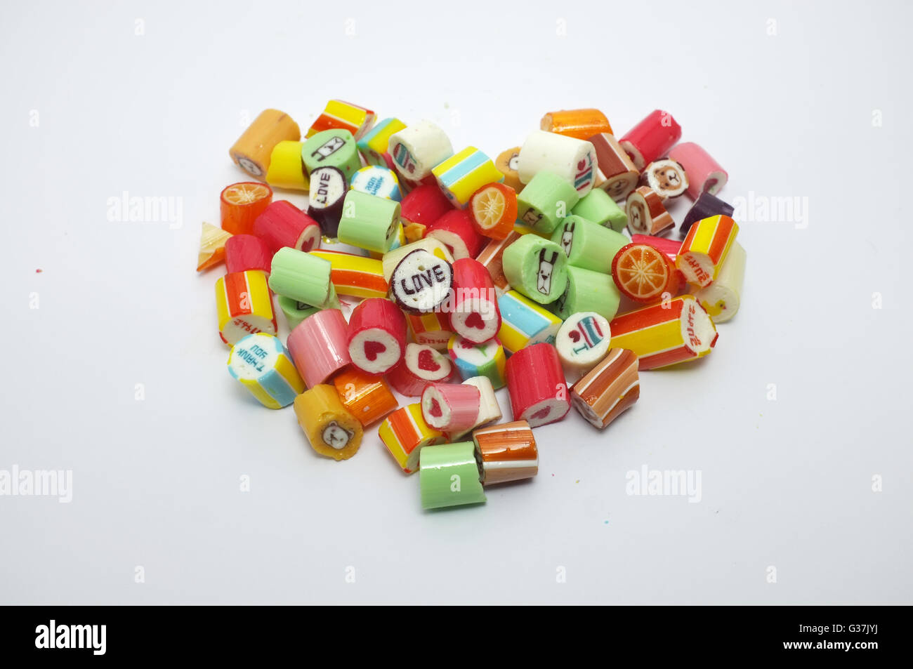 Colorful assorted candies Stock Photo - Alamy