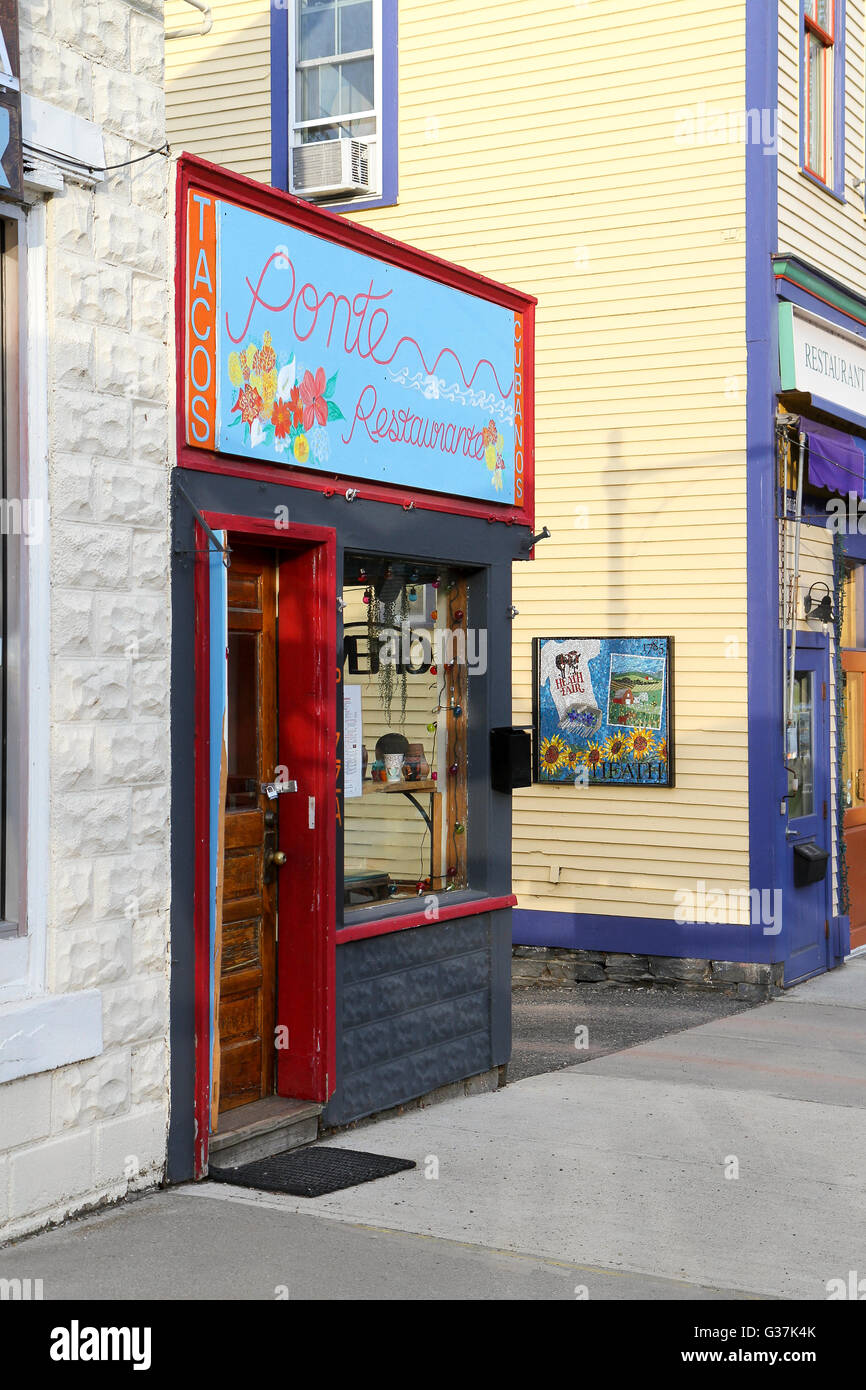 Ponte Restaurant, Shelburne Falls, Massachusetts Stock Photo - Alamy