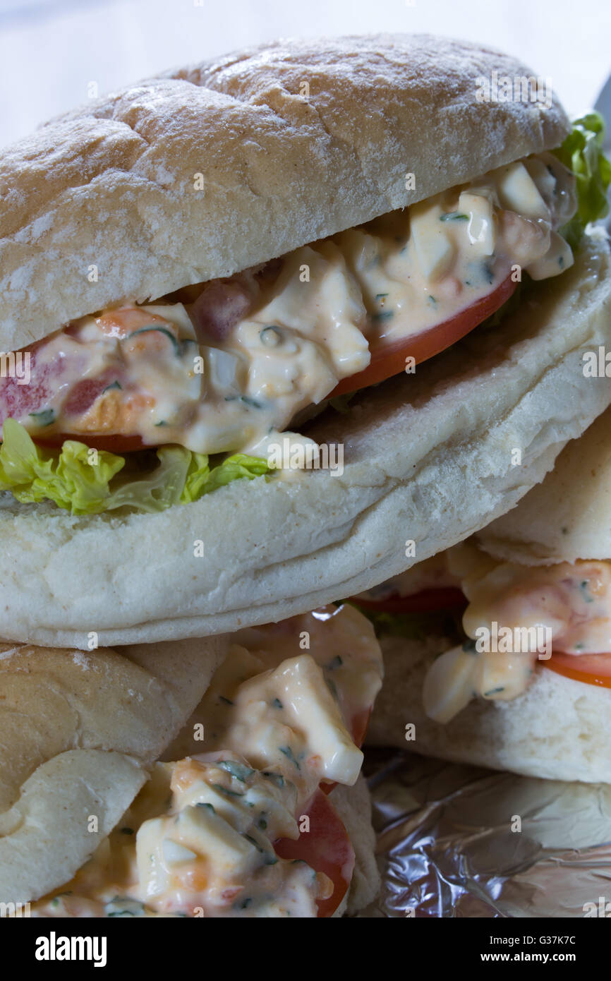 Seaside Sandwich, A classic northern English treat of boiled egg ...