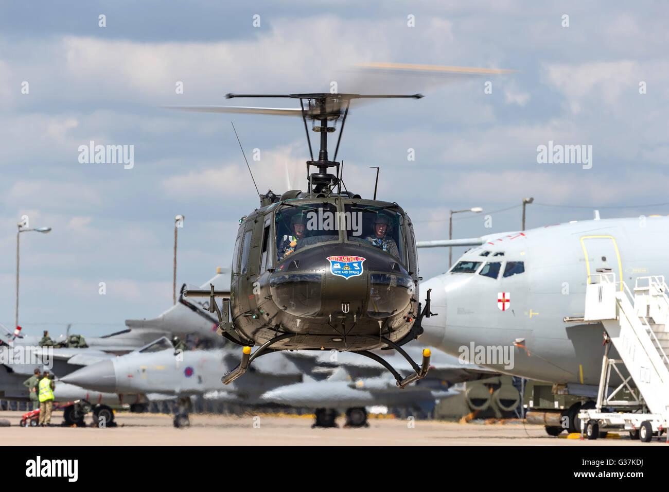 Bell UH-1H Iroquois helicopter from the Huey Display team at the RAF ...