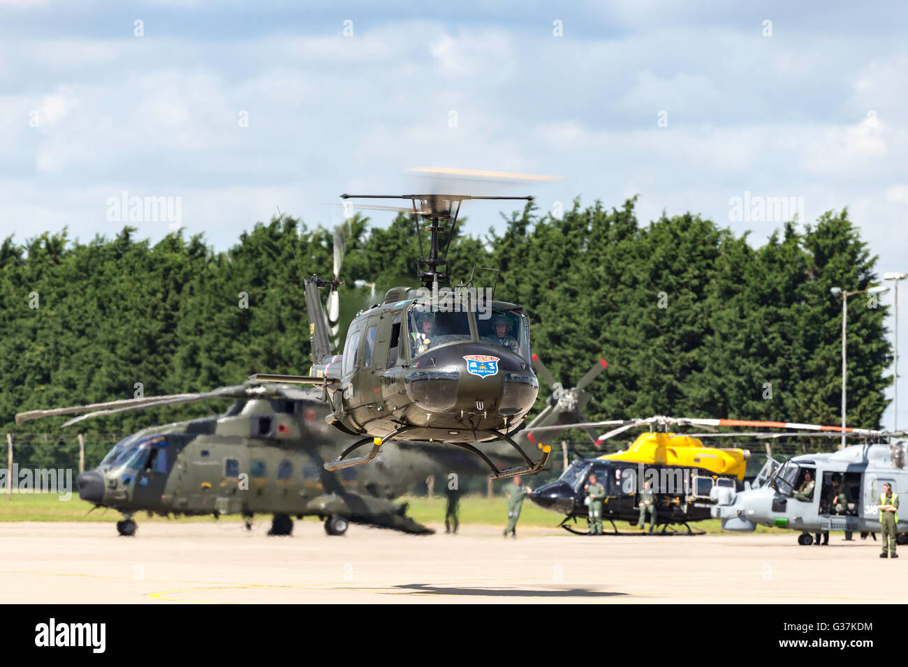 Bell UH-1H Iroquois helicopter from the Huey Display team at the RAF ...