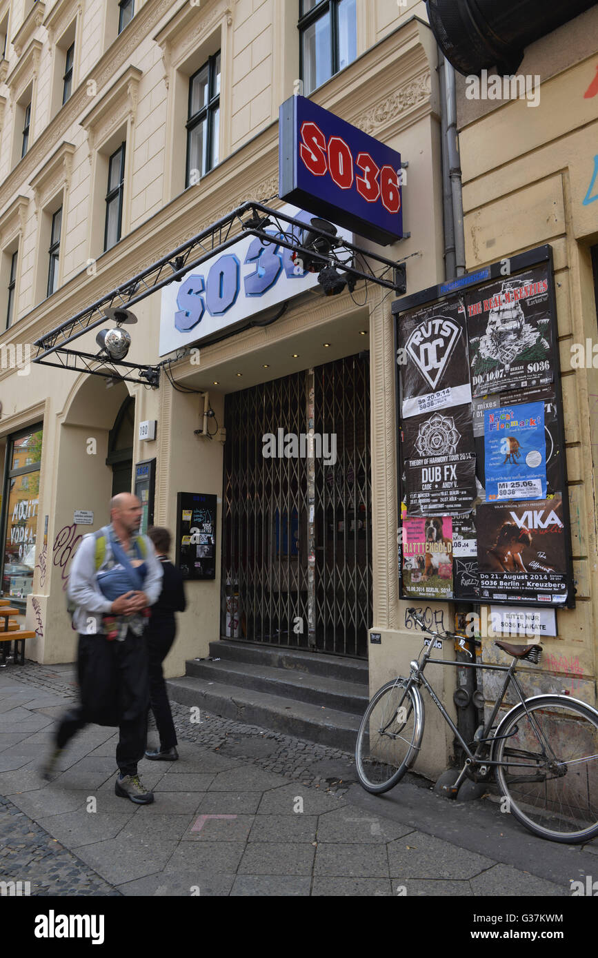 Club, SO 36, Oranienstrasse, Kreuzberg, Berlin, Deutschland Stock Photo ...