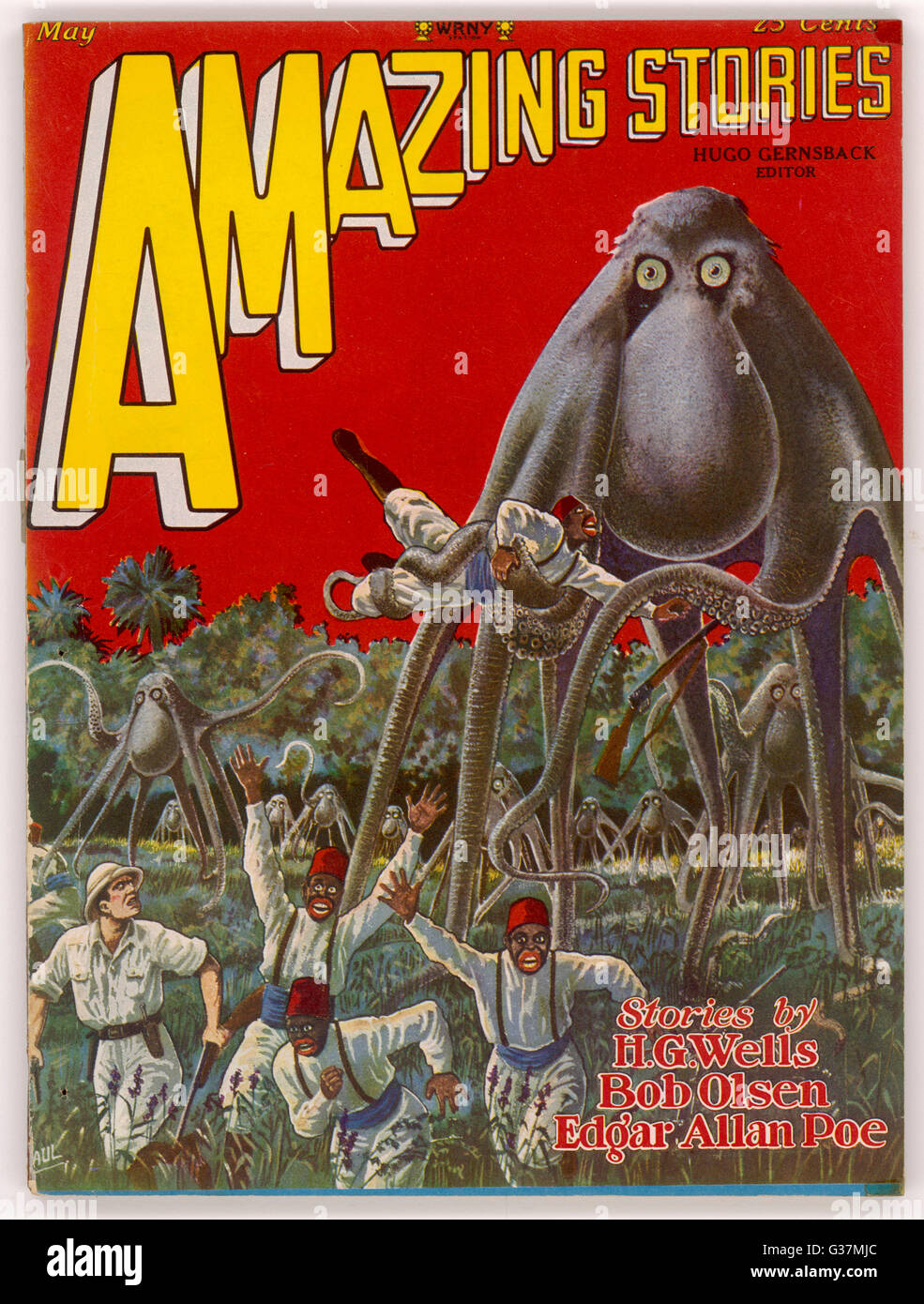 Cover design, Amazing Stories Stock Photo - Alamy