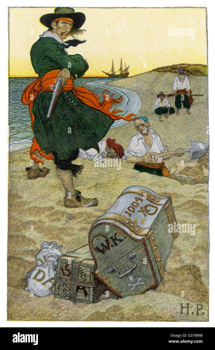 Captain william kidd treasure hi-res stock photography and images - Alamy