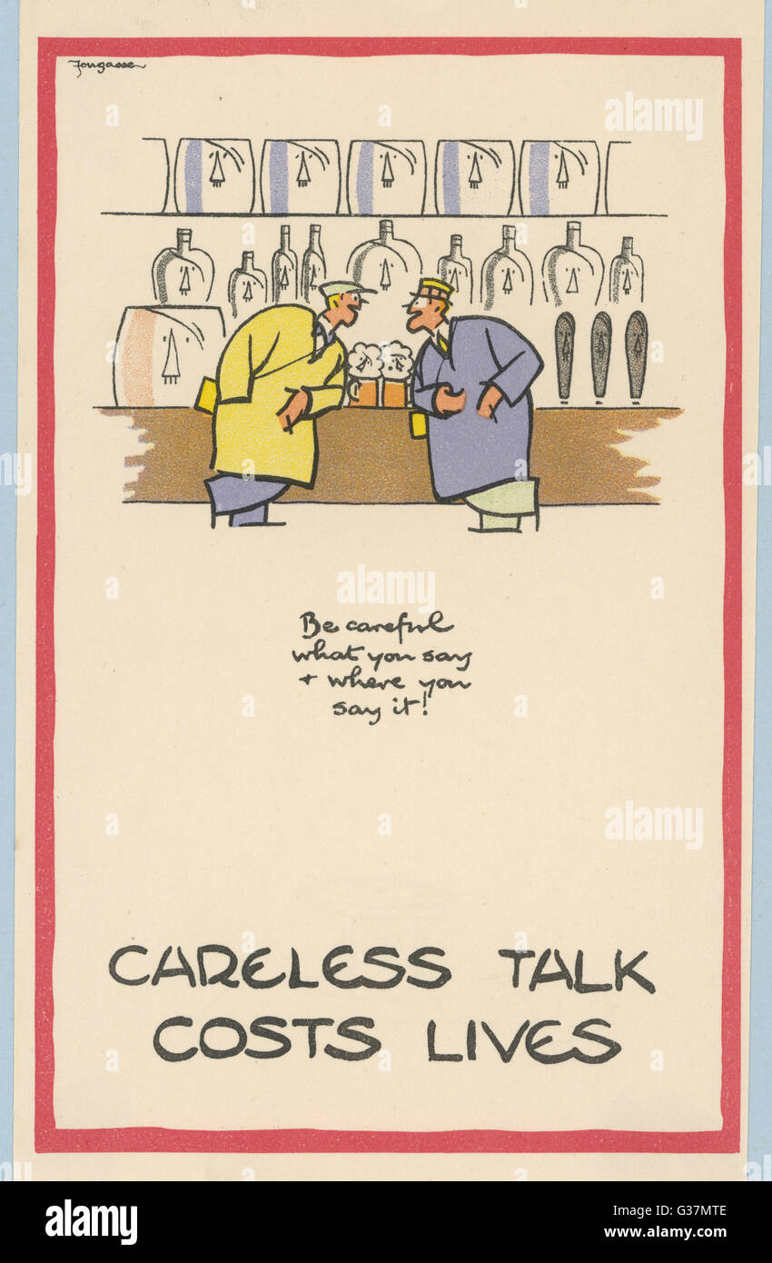 Ww2 be careful what you say hi-res stock photography and images - Alamy