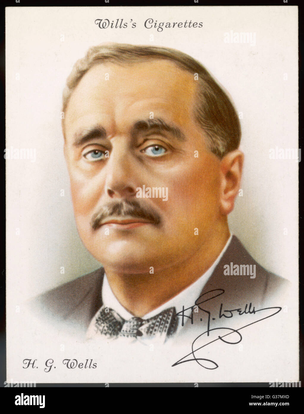 HERBERT GEORGE WELLS writer, historian Date: 1866 - 1946 Stock Photo ...