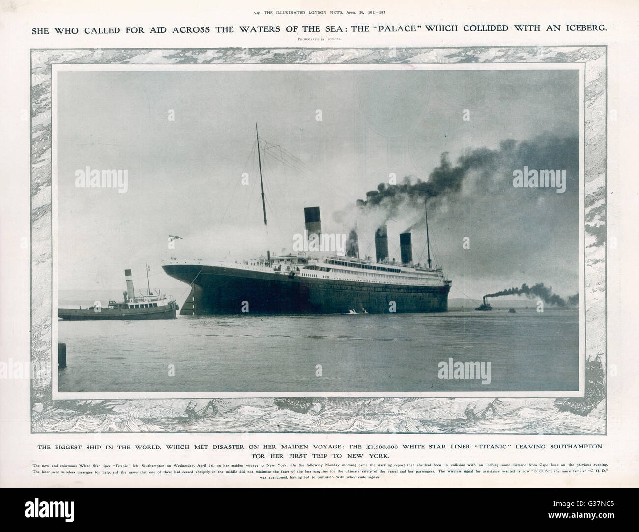 Shipwrecks 1912 history historical High Resolution Stock Photography ...