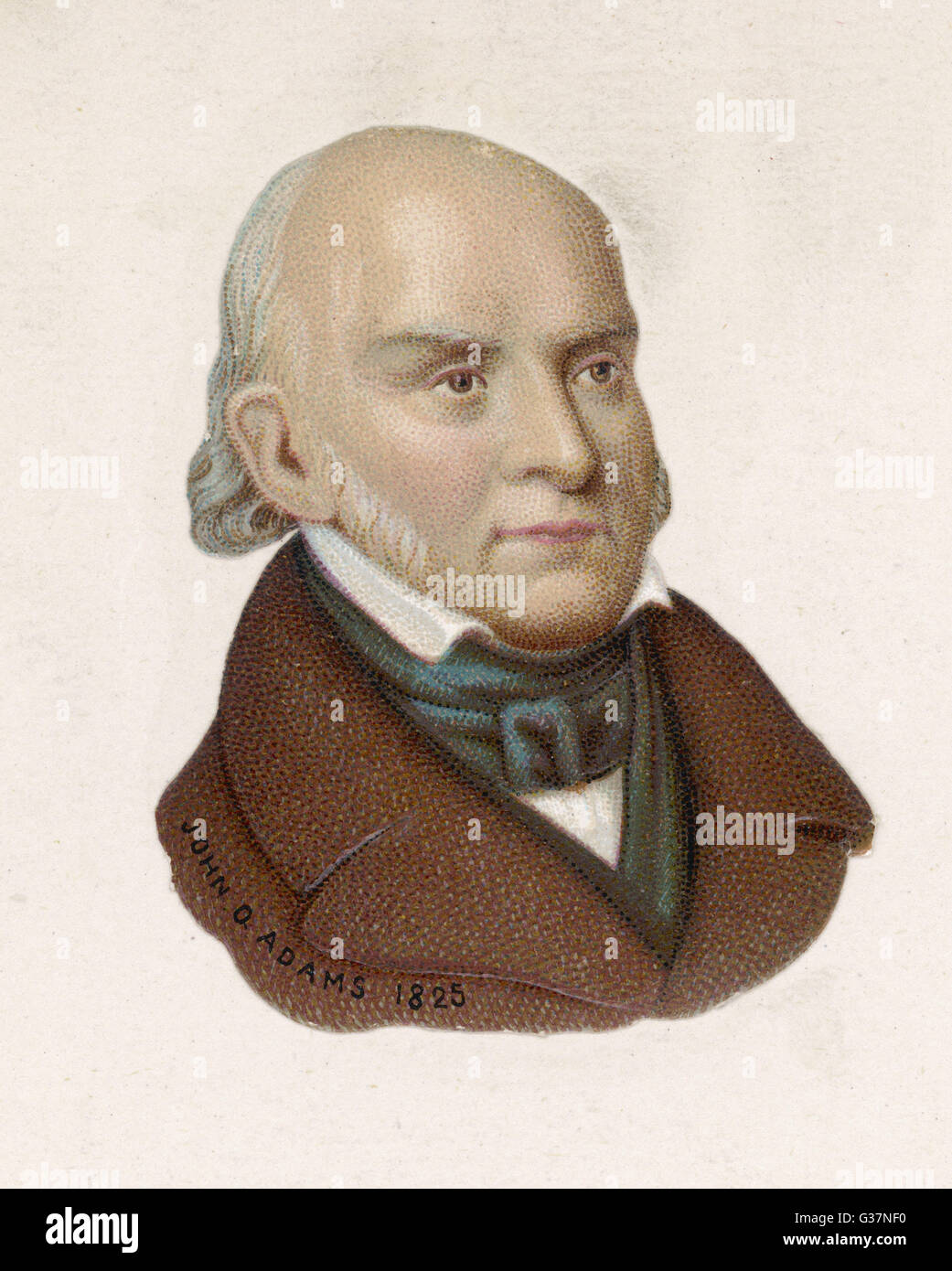 JOHN QUINCY ADAMS U.S. President 1825 - 1829 Date: 1767-1848 Stock ...