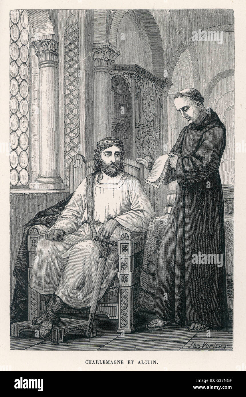 ALCUIN (Anglo-Saxon: Ealhwine - adopted the surname Flaccus) Anglo ...