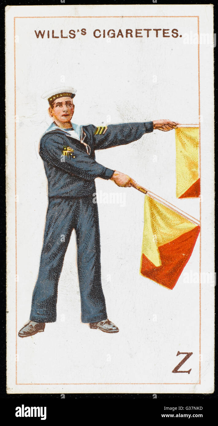Royal navy signalling hi-res stock photography and images - Alamy