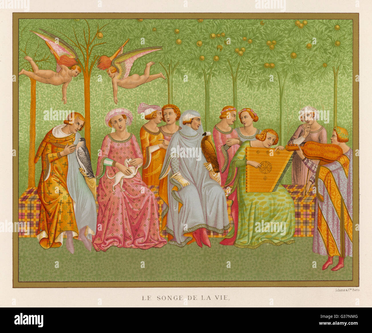 A group noble people in the countryside hi-res stock photography and ...