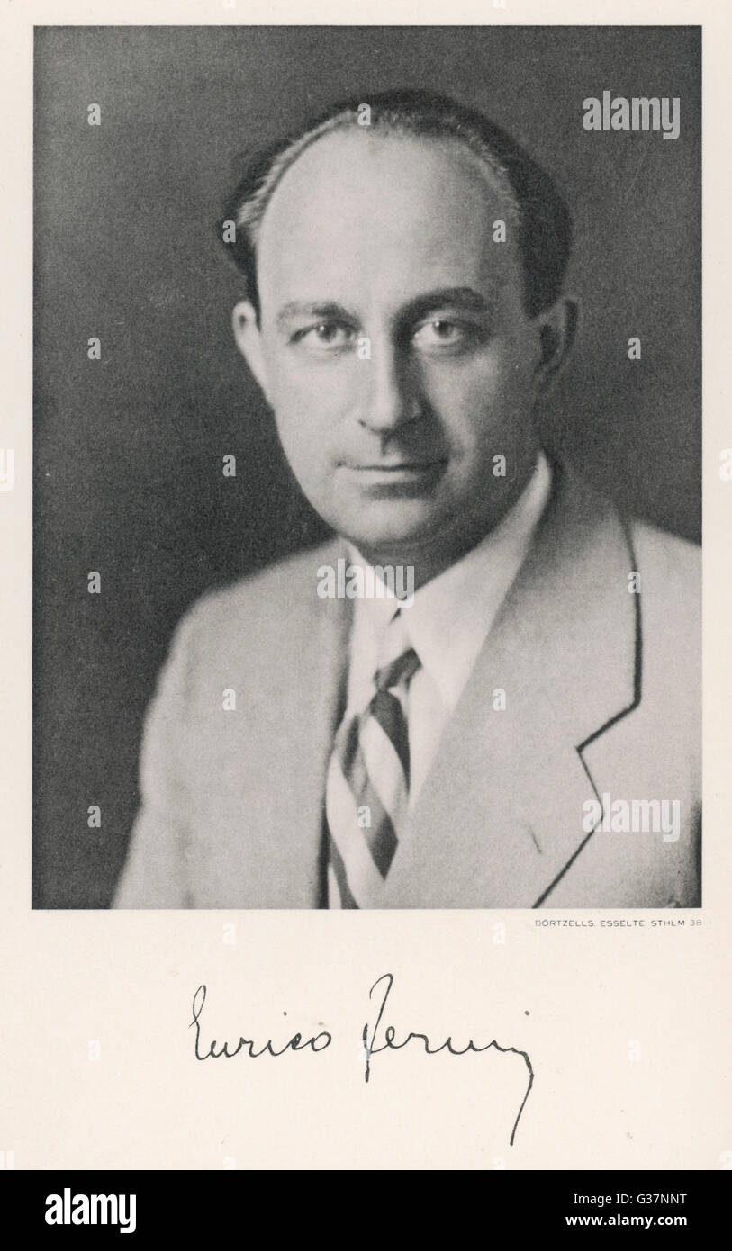 Enrico fermi hi-res stock photography and images - Alamy
