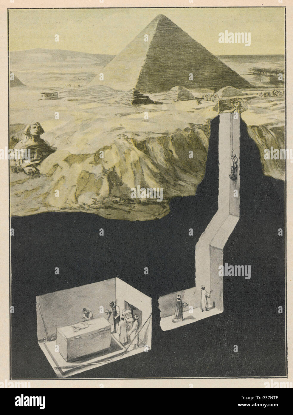 Egyptian Pyramid Burial Chambers