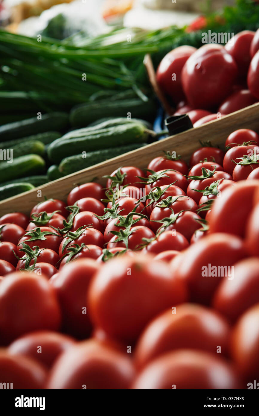 vegetables on the market Stock Photo - Alamy