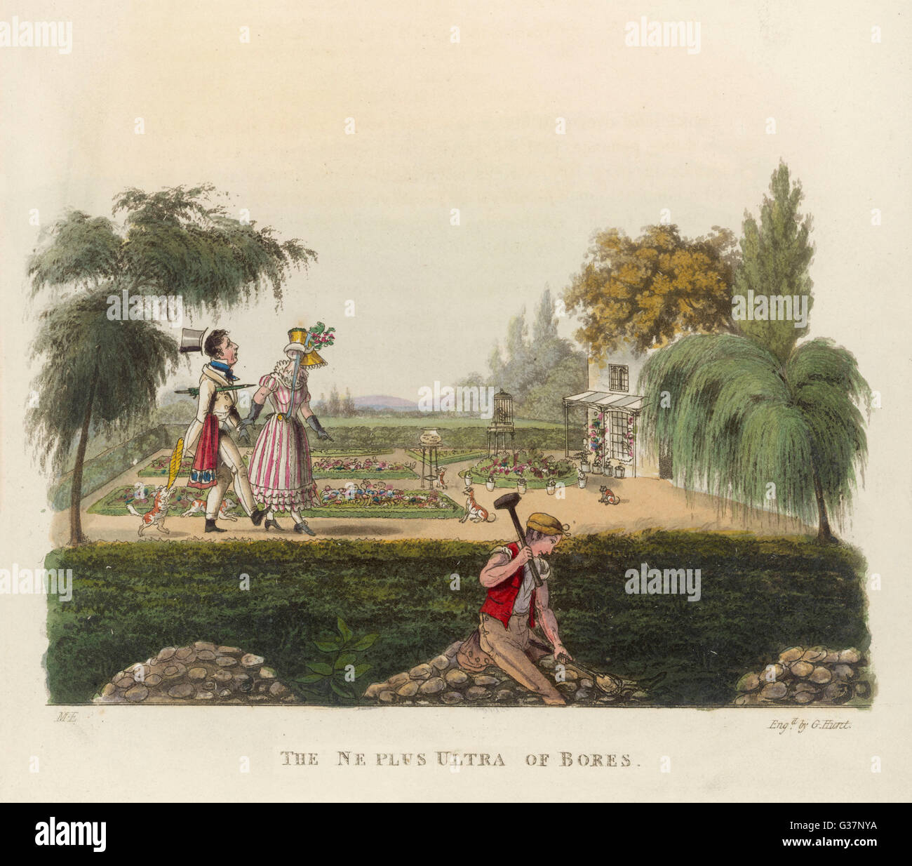 Lady and gentleman 19th century hi-res stock photography and images - Alamy