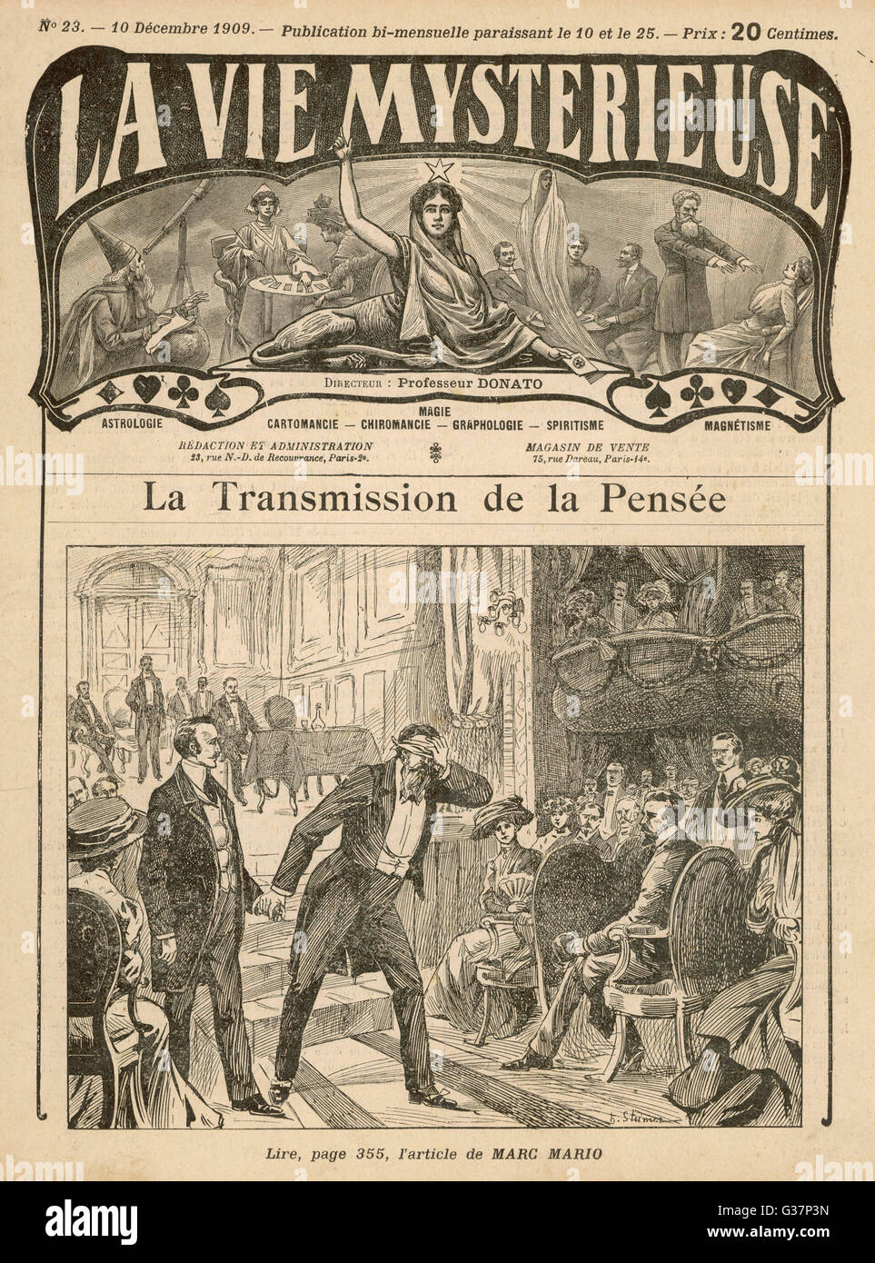 A Telepathic Performance Stock Photo - Alamy